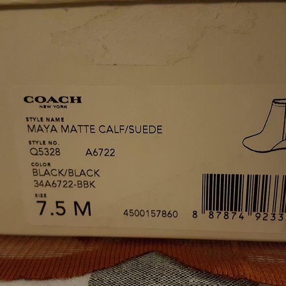 Coach | Shoes | Coach Maya Matte Calf Booties | Poshmark